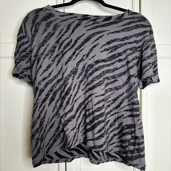 Anthropologie | Tops | Stateside Anthropologie Black And Gray Tiger ...